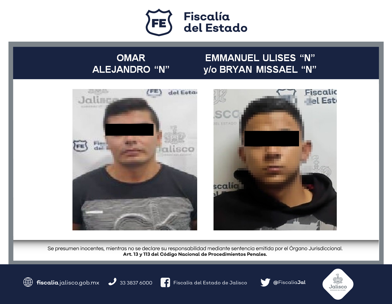 FiscalÍa Ejecutiva Logra La VinculaciÓn A Proceso De LÍder De Banda